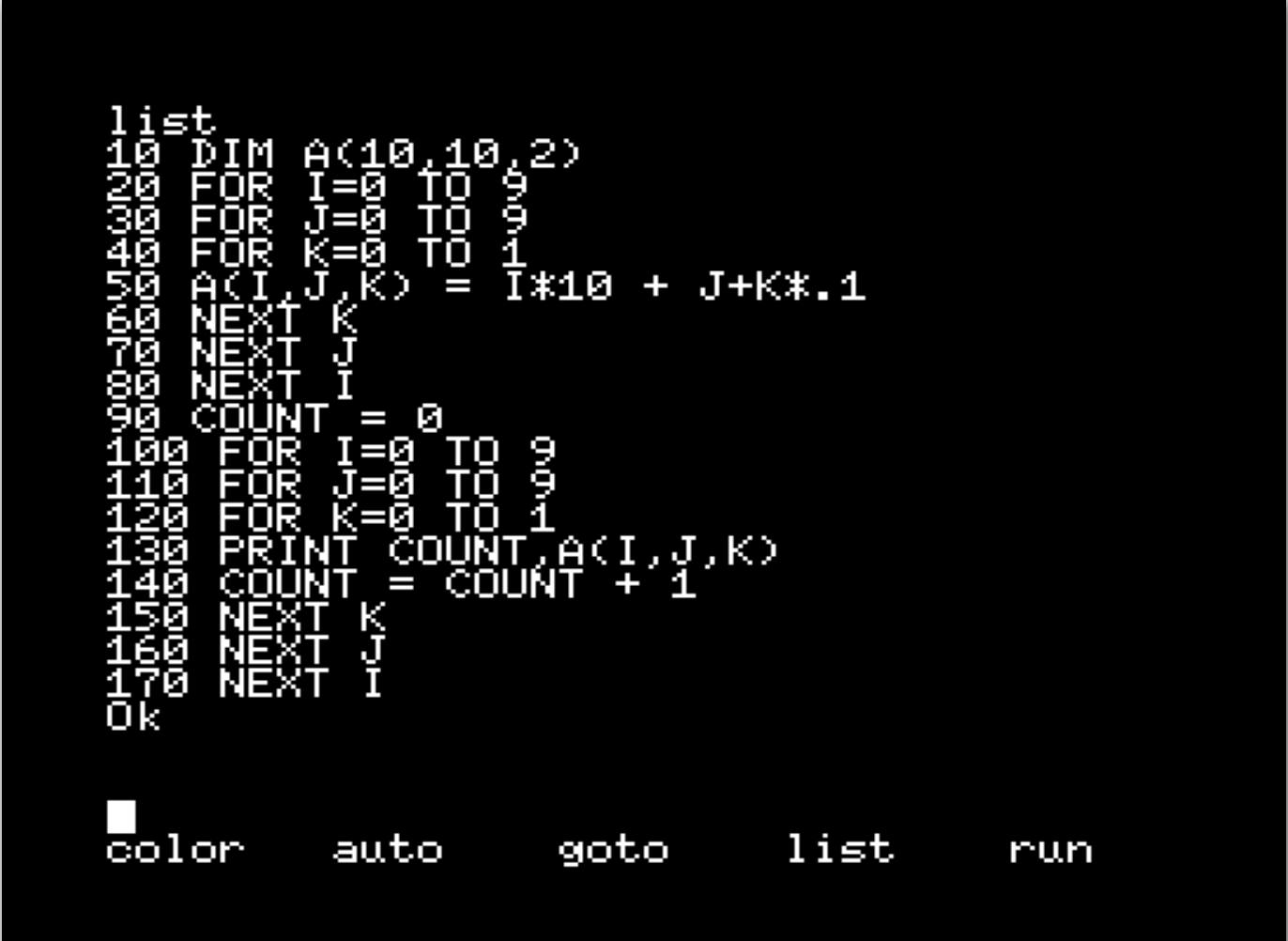 WebMSXで簡単なBASIC – braingate