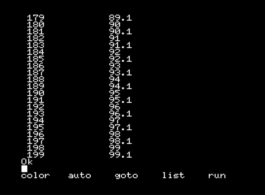 WebMSXで簡単なBASIC – braingate